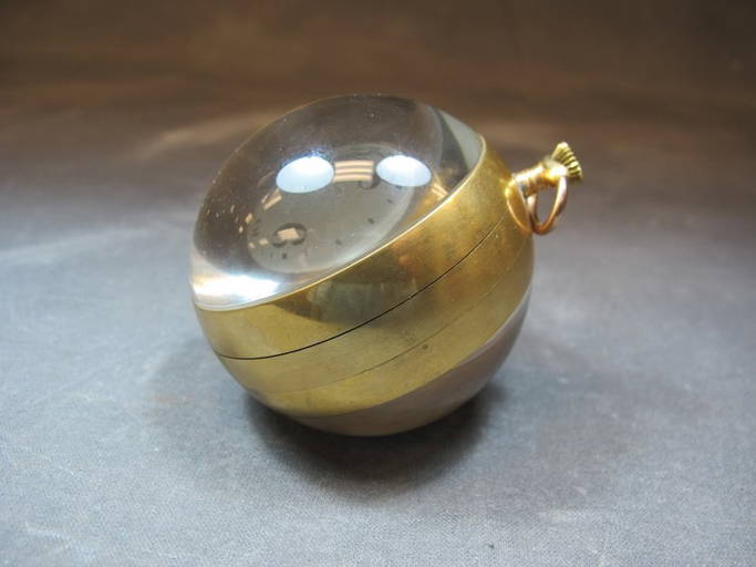 Antique Omega Crystal Ball Clock