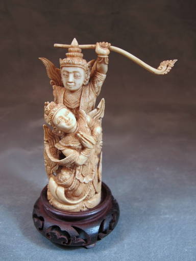 Antique Vietnamese carved ivory statue - May 21, 2014 | Antiques Show in FL
