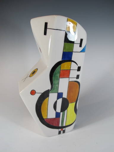 Ceramar, Spain Miro Style Porcelain Vase
