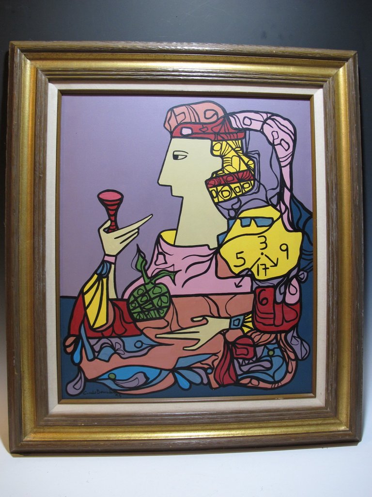 Cundo Bermudez (1914 2008) Cuban Artist Painting