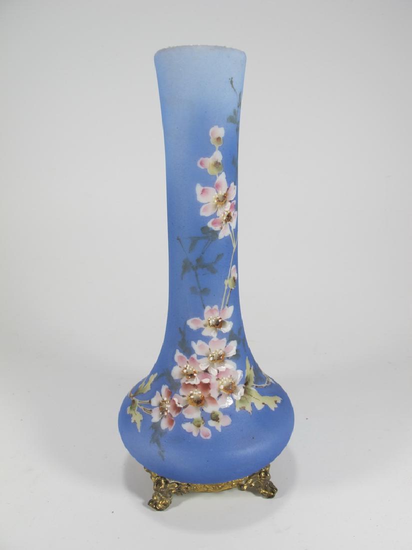 C. F. Monroe Co Nakara glassware vase - Jan 24, 2017 | Antiques Show in FL