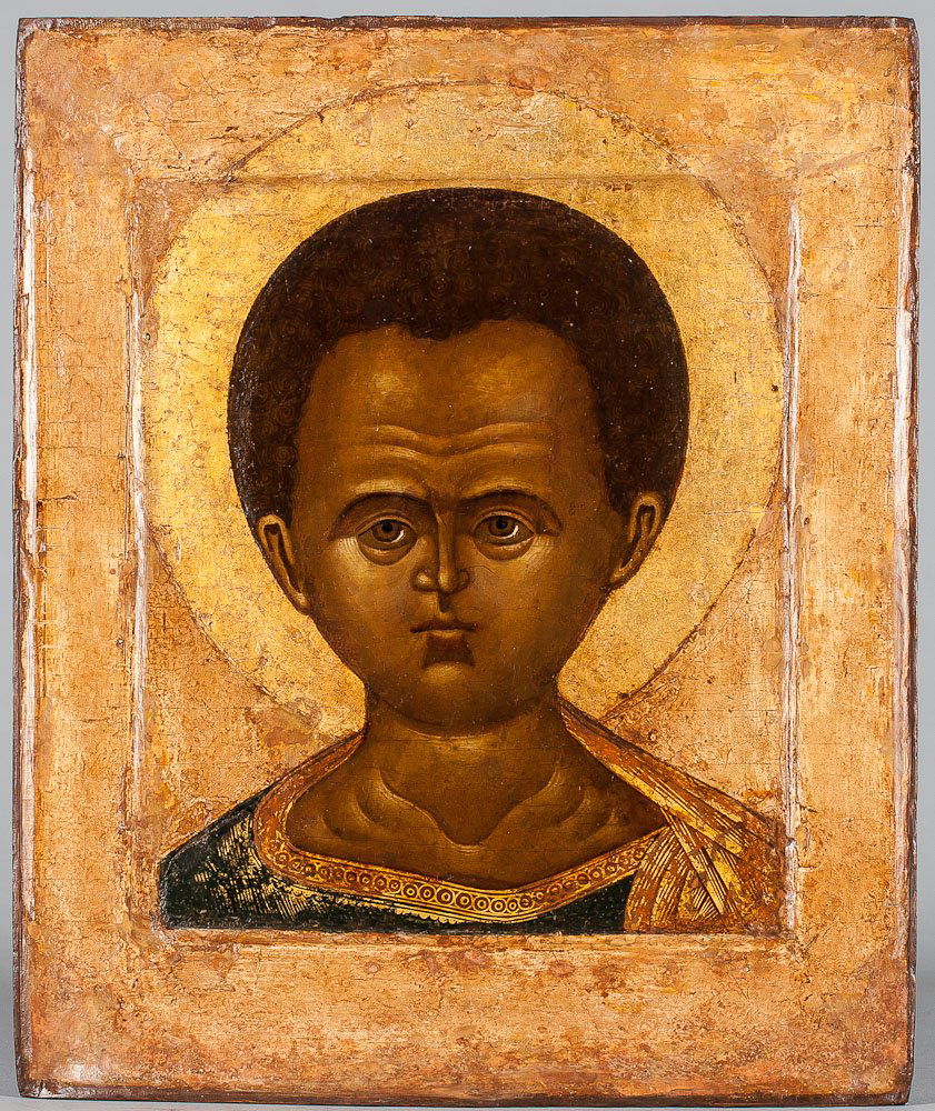Russian Icon Christ Emmanuel, 17th C. - May 04, 2013 | Chelsea Auction ...