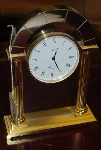 Desk Clock Jaccard, France 8"