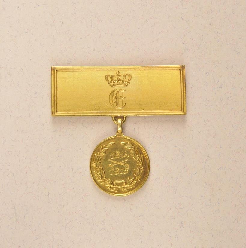 Saxonian Dutchy Commemorative Badge For The Veterans