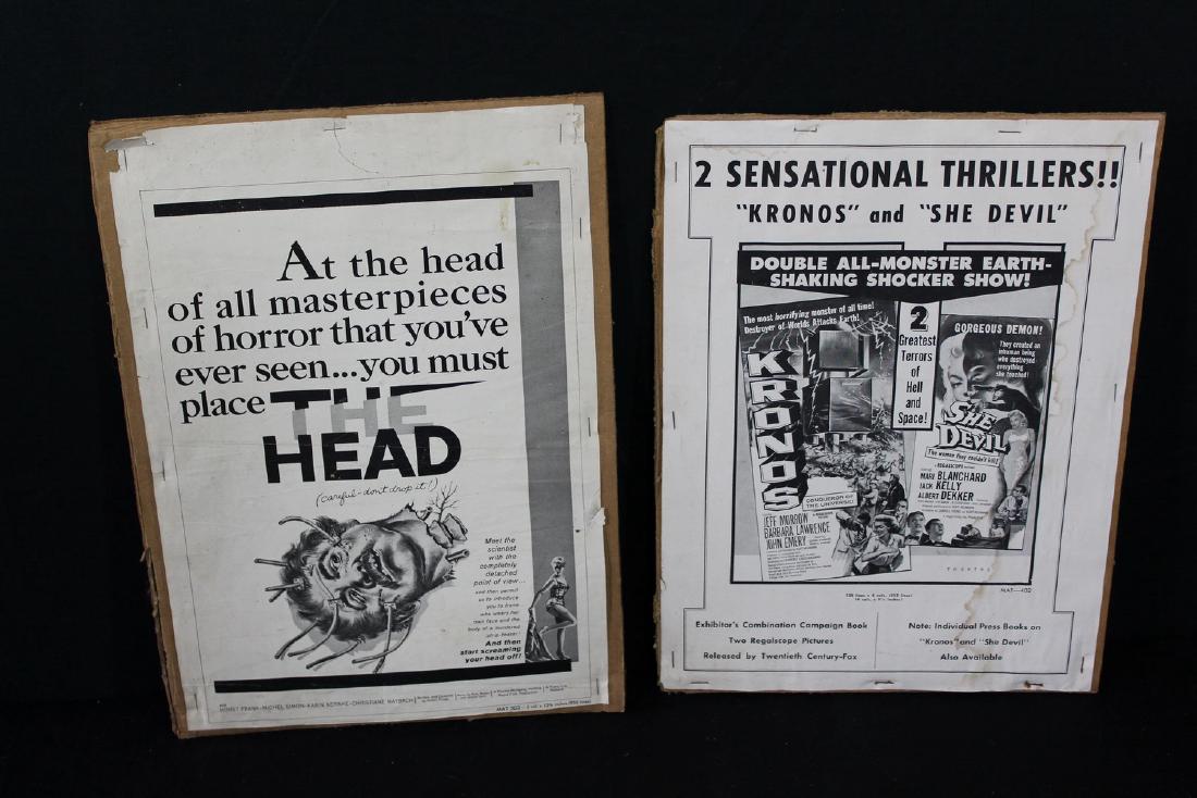KRONOS POSTER 1950S AND THE HEAD POSTER 1950S