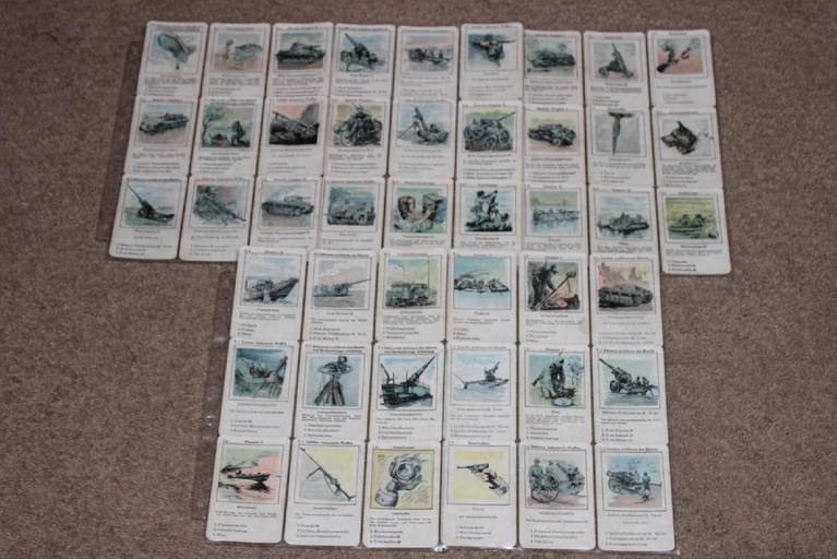 German World War Ii Card Wargame Total 45 Cards