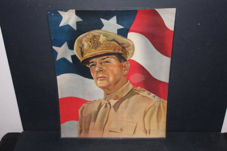 Signed Copr. C. Moss 1942 Litho In Usa 20 X 16 Original