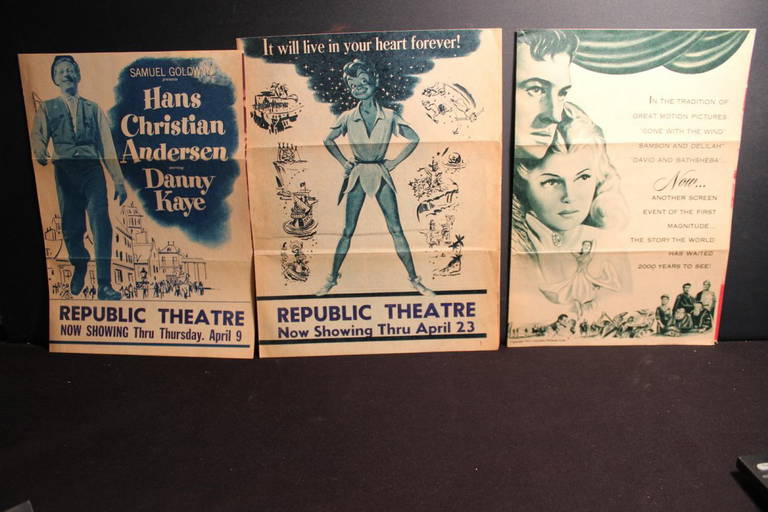 Three Old Original Movie Pamphlets Salome 1953