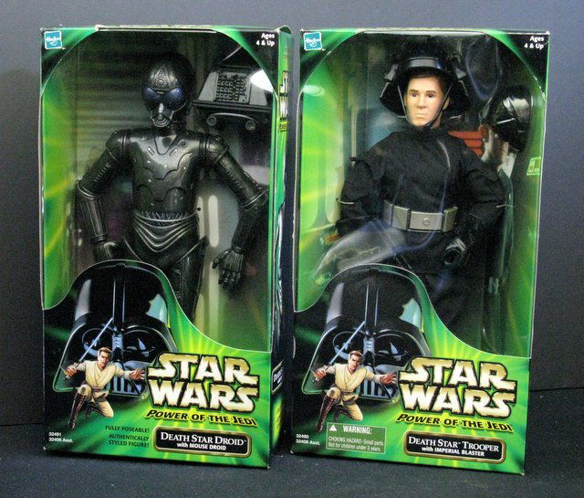 Star Wars Power Of The Jedi Death Star Trooper & Droid