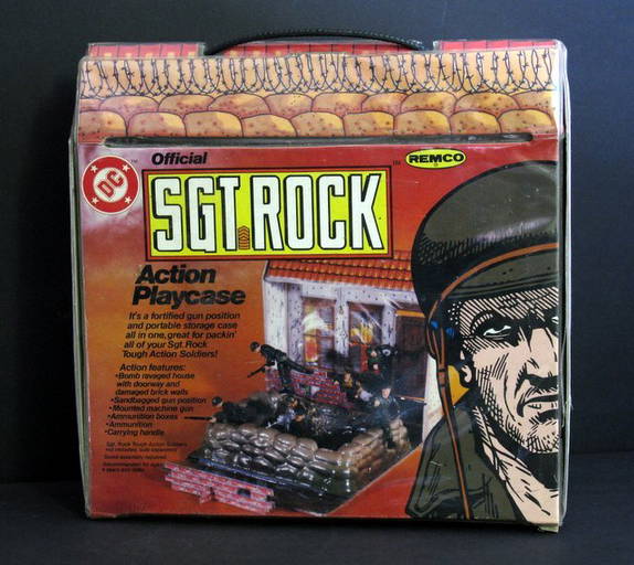 Vintage Sgt. Rock Action Playcase Remco Toys, 1981