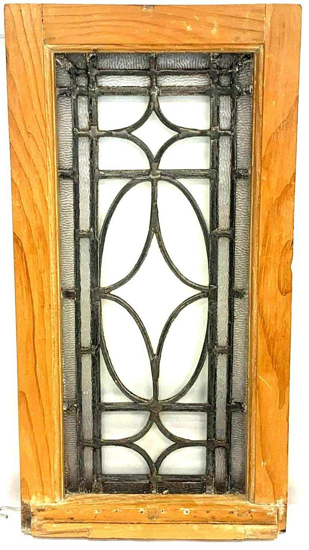 Antique Glass Window Pane
