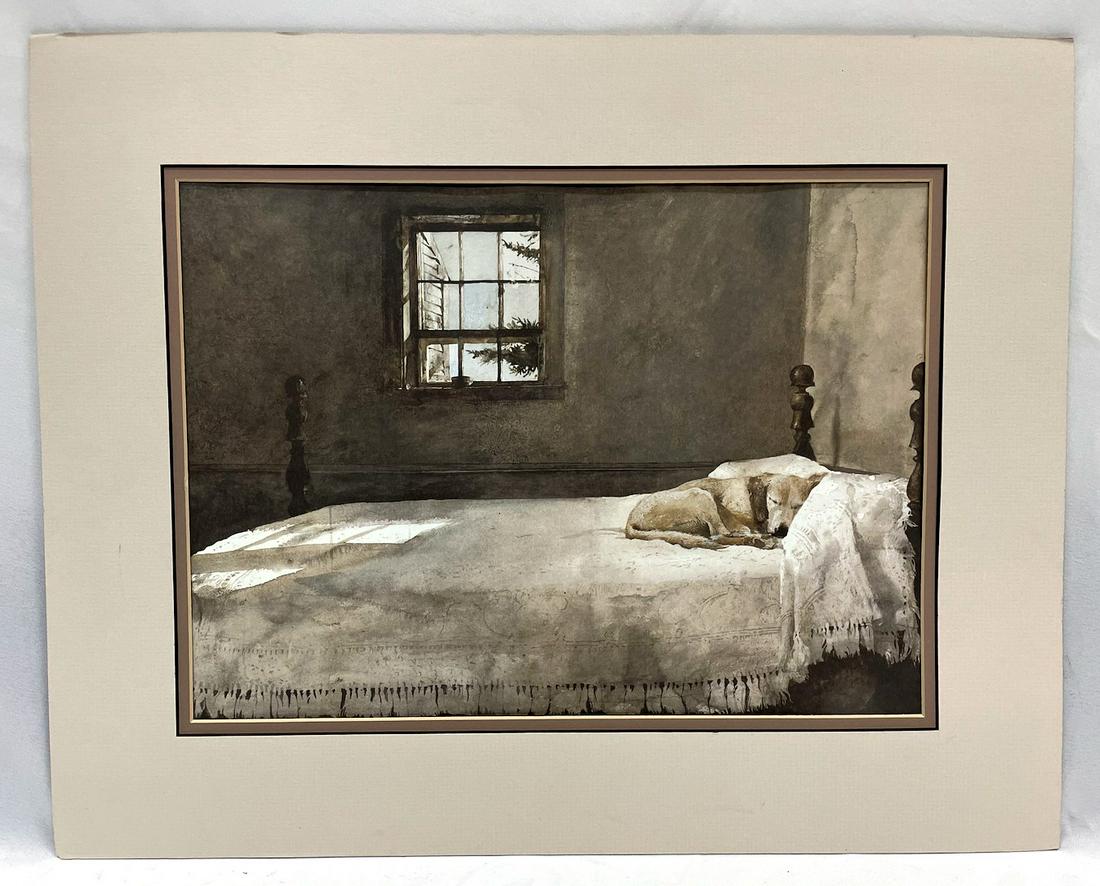 Master Bedroom By Andrew Wyeth Offset Lithograph