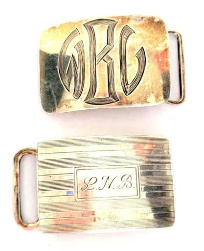 Two Sterling Belt Buckles Including Tiffany & Co - Feb 26, 2022 ...