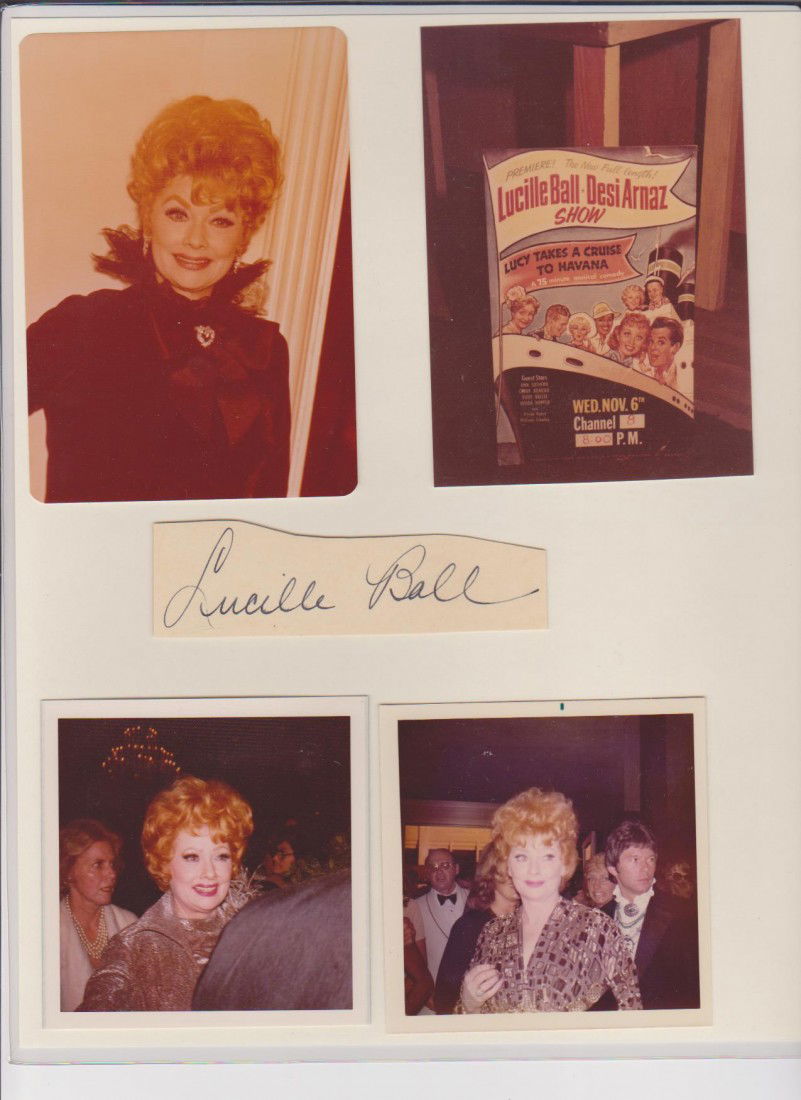 100: Lucille Ball 1911-1989 Autograph Signature and Pho