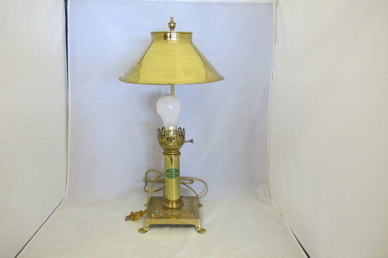 Brass Paris To Istanbul Orient Express Table Lamp