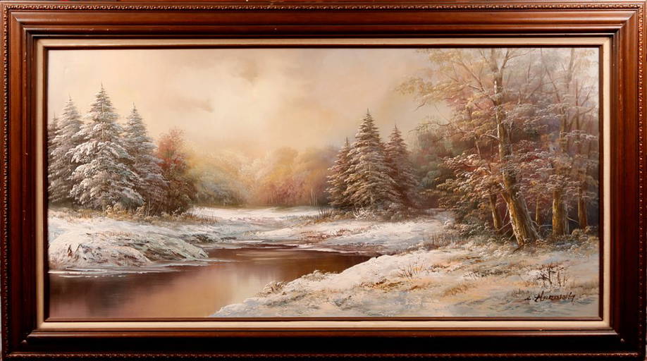 L. Harding, Oil Painting On Canvas