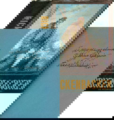 Eddie Rickenbacker Signed Autobiography Book