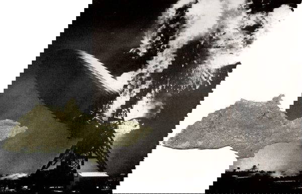 Hindenburg Dirigible Aluminum Frame Fragment