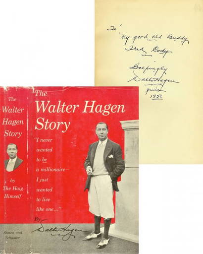 WALTER HAGEN SIGNED FIRST PRINTING BOOK - Apr 29, 2007 | Signature ...