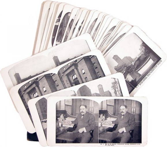 Sears & Roebuck Boxed Set Of 50 Stereoview Cards