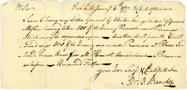 0068: REVOLUTIONARY WAR SOLDIER'S LETTER 1777