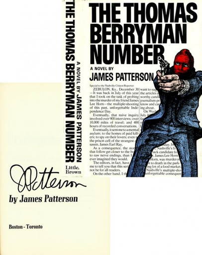 James Patterson Signed First Edition Book