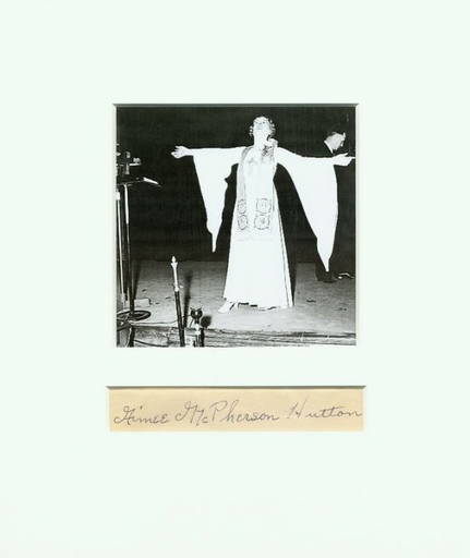 Aimee Semple Mcpherson Signed Signature W/photo