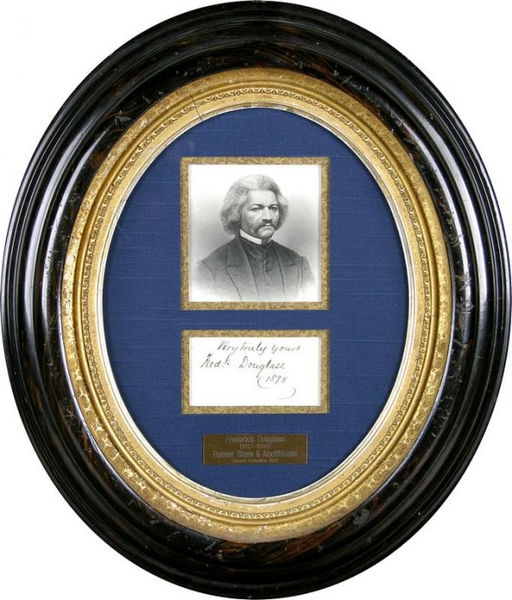 0080: FREDERICK DOUGLASS SIGNATURE/PORTRAIT DISPLAY - May 09, 2009 ...