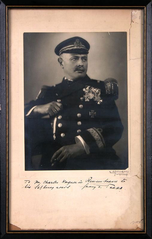 199: GEORG VON TRAPP PHOTOGRAPH W/SIGNATURE ON MOUNT