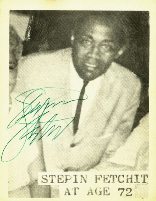 937: STEPIN FETCHIT SIGNED POSTCARD PHOTOGRAPH - Oct 25, 2009 ...