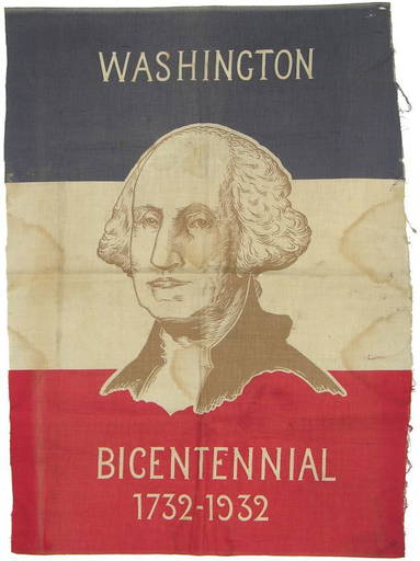 George Washington 1932 Bicentennial Banner