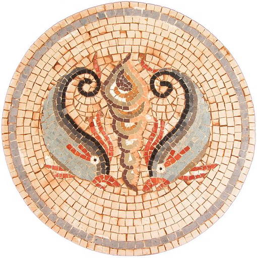 Ancient Roman Mosaic Tile