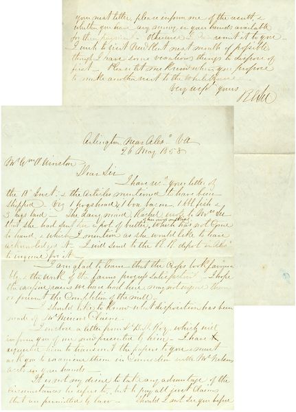 0177: ROBERT E LEE SIGNED HANDWRITTEN LETTER