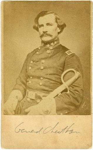 General Benjamin F Cheatham Cdv Photo In Uniform