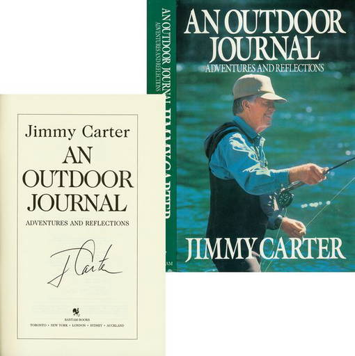 Jimmy Carter Signed First Edition Outdoor Journal