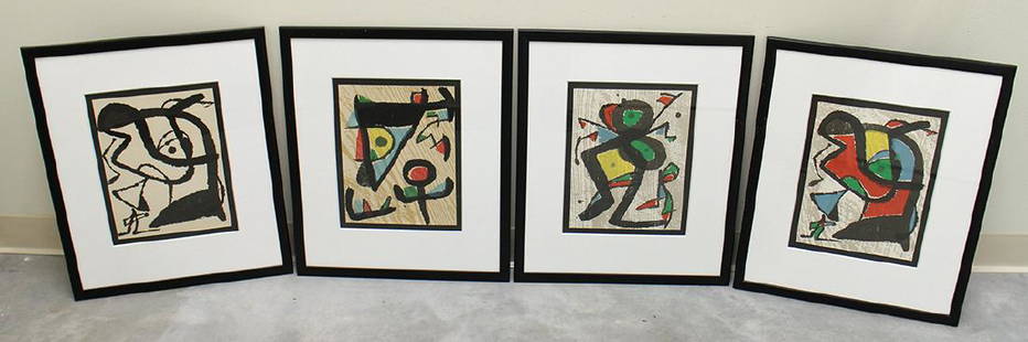 Joan Miro, Color Woodcut