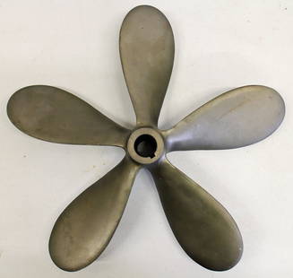 Vintage Chris Craft Bronze 5 Blade Boat Propeller