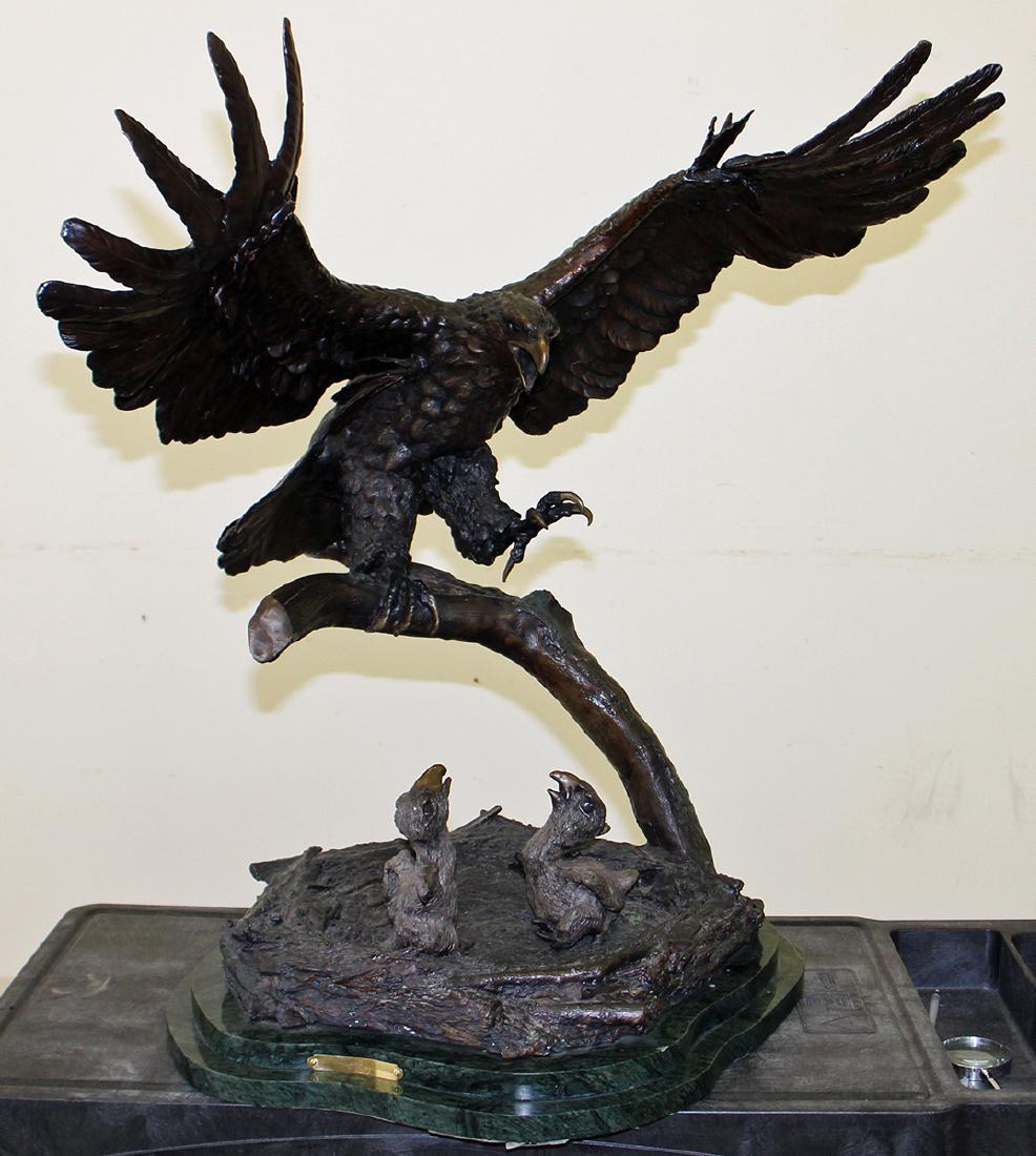 ED CHOPE BRONZE "THE EAGLES LAIR"