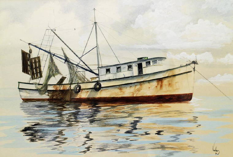 JERRY VALLEZ WATERCOLOR PAINTING - Aug 12, 2017 | Vero Beach Auction in FL