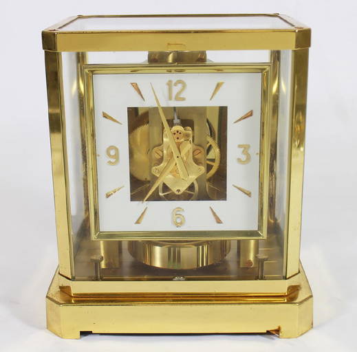 1960's Lecoultre Atmos Square Face Clock