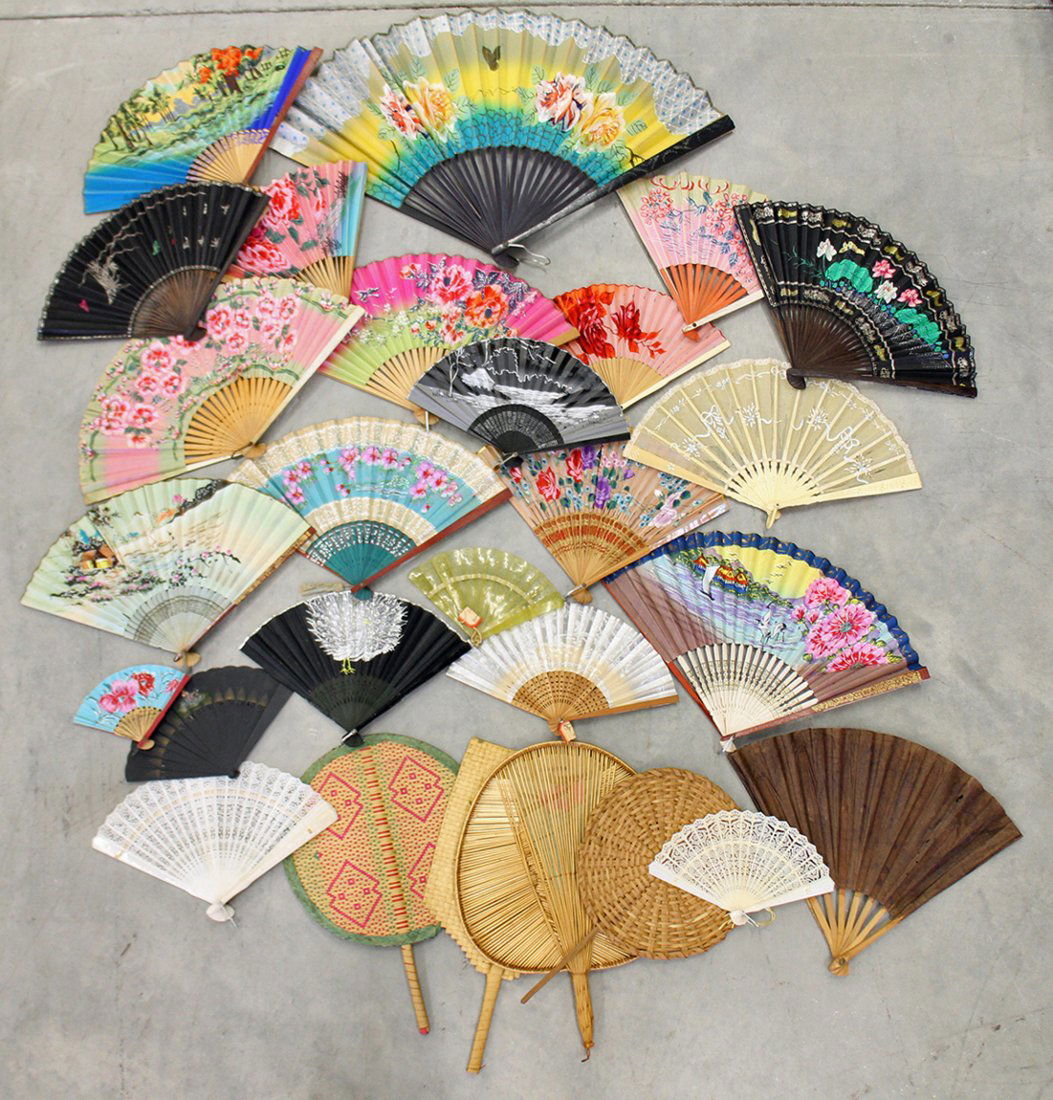 Vintage Victorian Era Fans