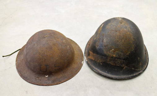 Us Military Wwi Doughboy Helmet With Liner