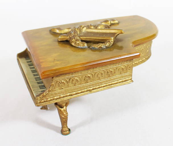 Baby Grand Piano Music Box Cuendet Switzerland