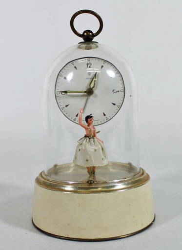 1950's Junghams German Clock With Dancing Ballerina