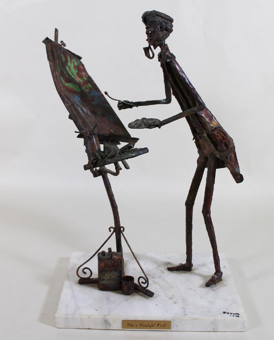 Jim Lewk Copper Artist Sculpture