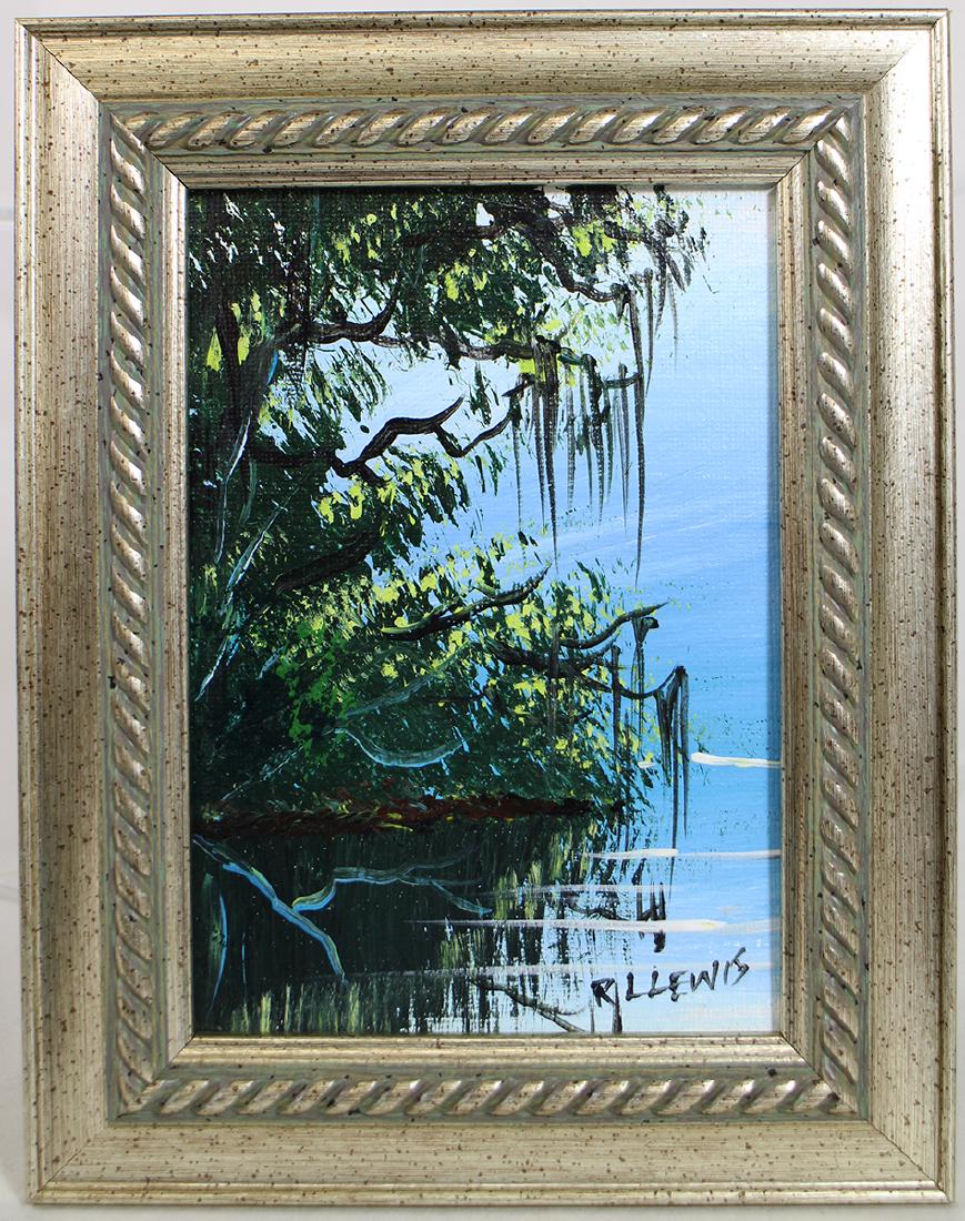 R.L LEWIS HIGHWAYMEN PAINTING