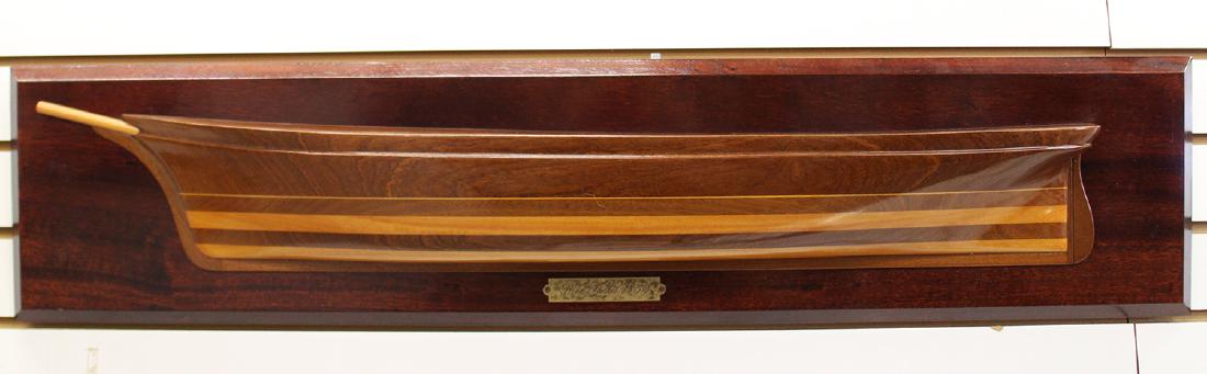 RED JACKET 1853 HALF HULL BOAT MODEL