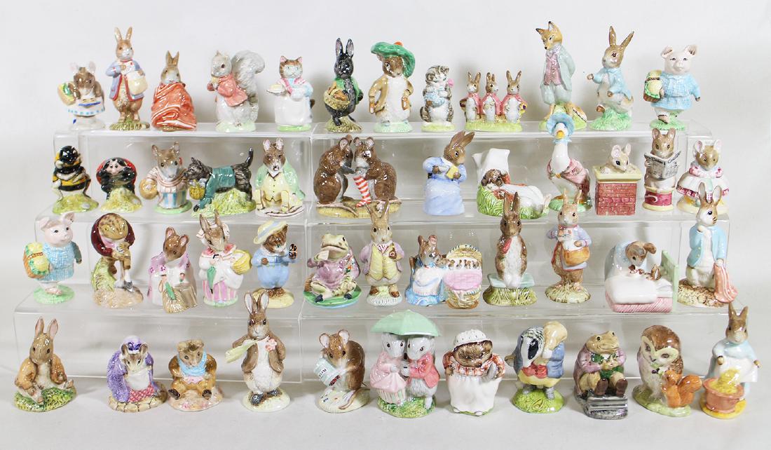 (47) BEATRIX POTTER FIGURINES