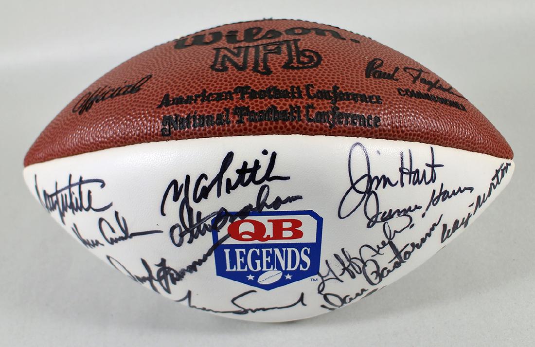 NFL QB LEGENDS SIGNED FOOTBALL - Mar 30, 2019 | Vero Beach Auction in FL
