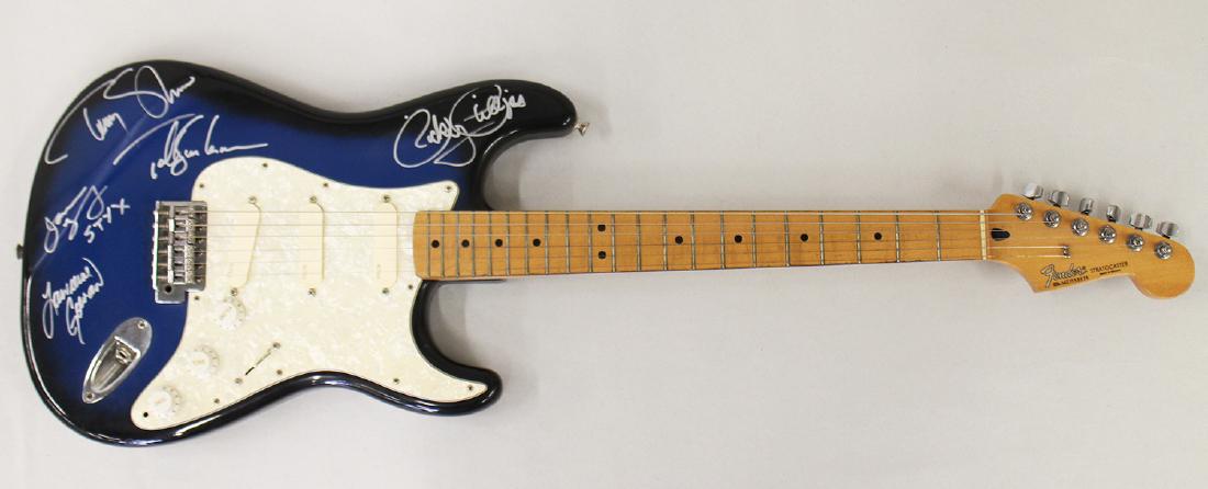 Styx Autographed Fender Stratocaster Guitar